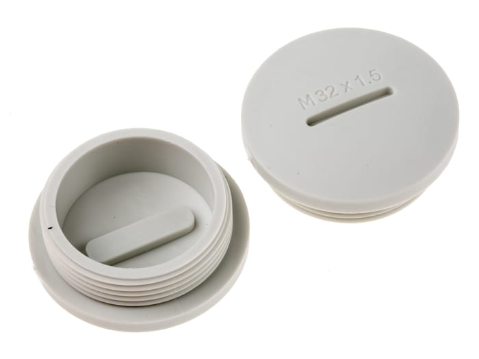 RS PRO | RS PRO Blanking Plug, M32, 31.7mm Hole Diameter, Nylon 66, 36 ...