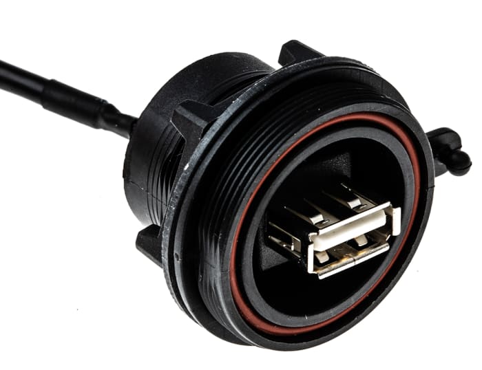 PX0844/A/0M50/A Bulgin | Bulgin Straight, Panel Mount, Plug- Single ...