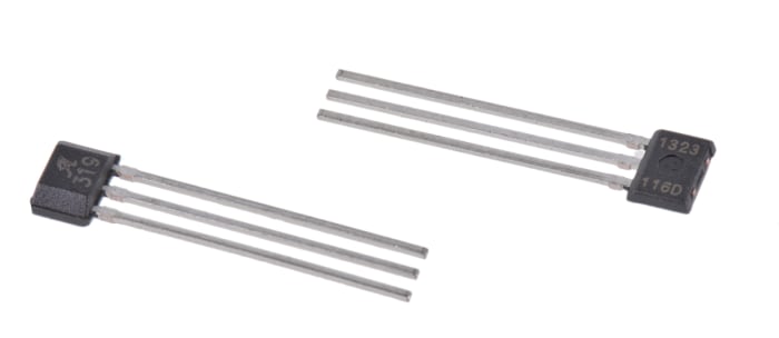 A1319LUA-5-T Allegro Microsystems | Sensor de efecto Hall, A1319LUA-5-T, SIP 3 pines Sensores de ...