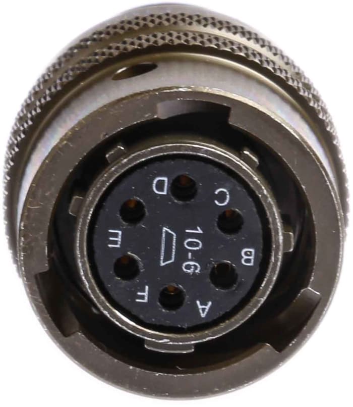 PT06A-10-6S Amphenol Industrial | Amphenol Industrial, PT, Copper Alloy 6 Way Cable Mount MIL ...