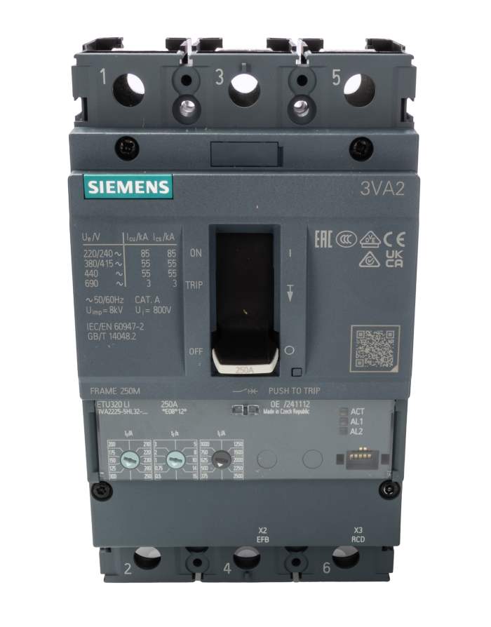 3VA2225-5HL32-0AA0 Siemens | Siemens, SENTRON, 3VA Molded Case Circuit ...