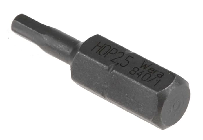 05056310001 Wera | Wera Hex-Plus Screwdriver Bit, 2.5 mm Tip | 875-6782 ...