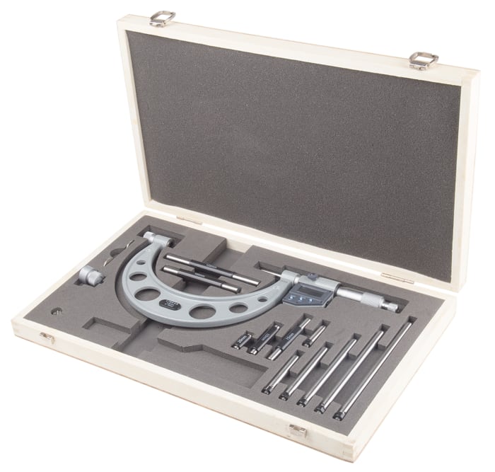 RS PRO | RS PRO Interchangeable Micrometer, Range 0 mm →150 mm | 877 ...
