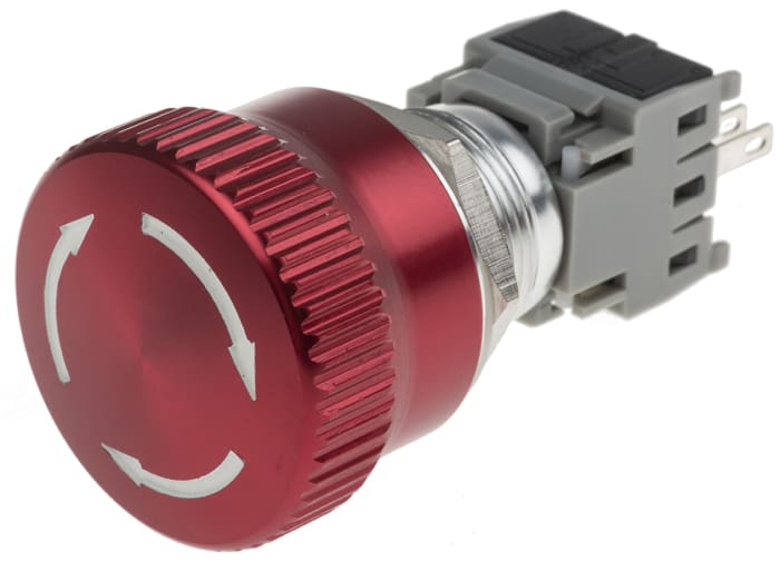 RS PRO | RS PRO Emergency Stop Push Button, Panel Mount, SPDT, IP65 ...