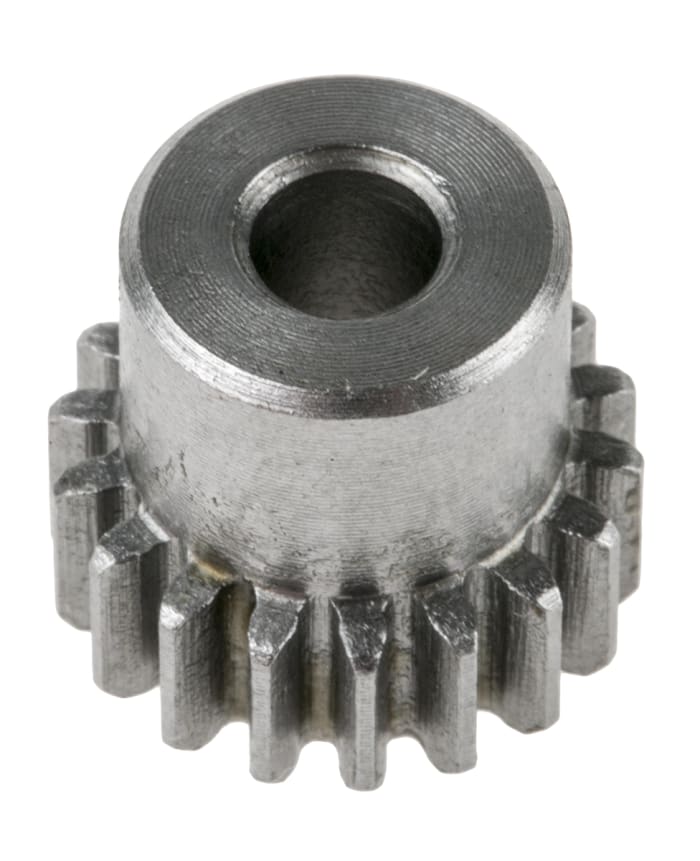 RS PRO | RS PRO Steel 18 Teeth Spur Gear, 0.8 Module, 5 mm Bore Diam ...