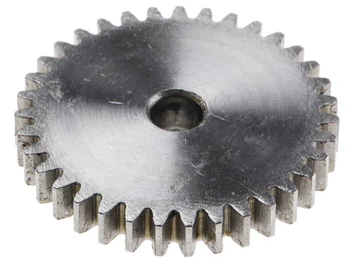 RS PRO | RS PRO Steel 30 Teeth Spur Gear, 1 Module, 6mm Bore Diam, 30mm ...