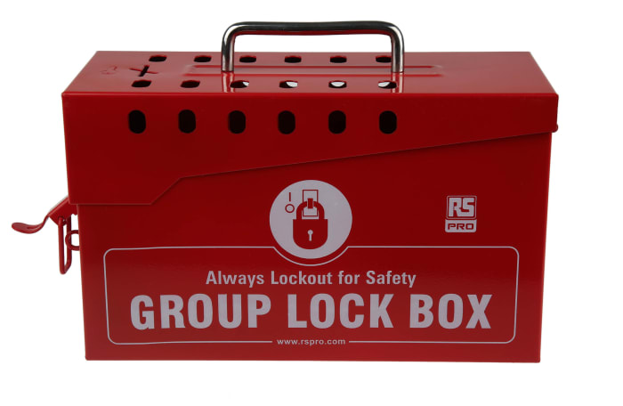 RS PRO | RS PRO 12 Padlock Lockout Station, 260 x 110 x 155 mm | 882 ...
