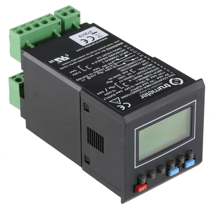 7932 Trumeter | Trumeter Counter, Timer, 6 Digit LCD, 10kHz, 10 → 26 V ...