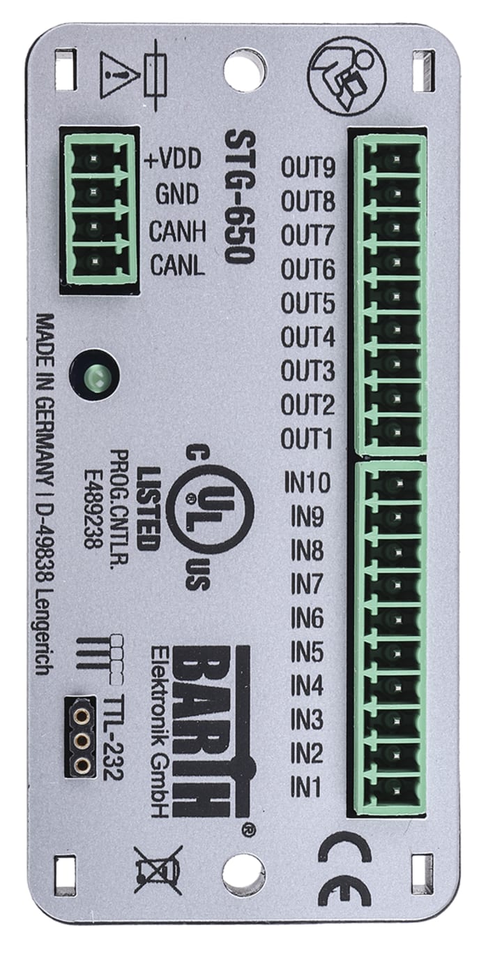 0850-0650 BARTH | BARTH lococube mini-PLC Series PLC I/O Module for Use ...