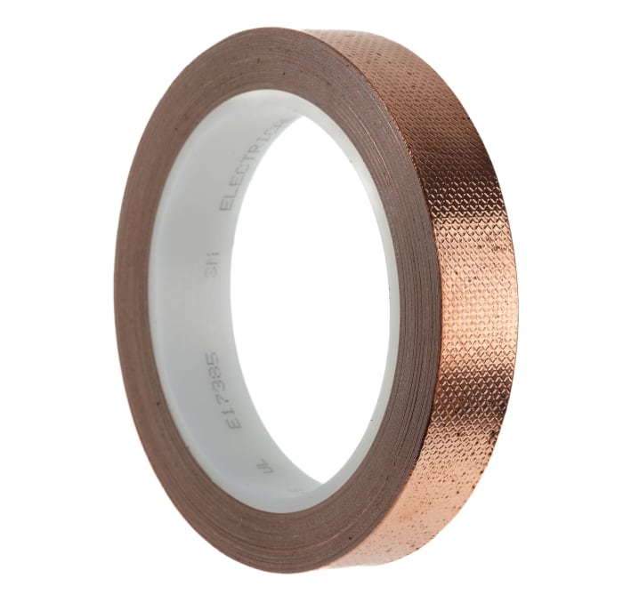 T124519 3M | 3M 1245 Conductive Metallic Tape, 19mm x 16m | 885-5202 | RS