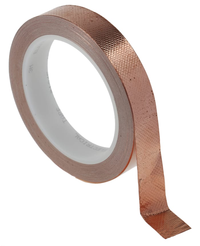 T124519 3M | 3M 1245 Conductive Metallic Tape, 19mm x 16m | 885-5202 | RS