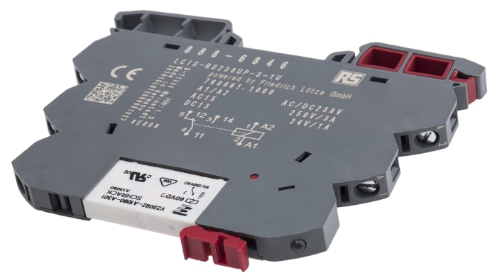 RS PRO | RS PRO Interface Relay, DIN Rail Mount, 230V ac/dc Coil, SPDT ...