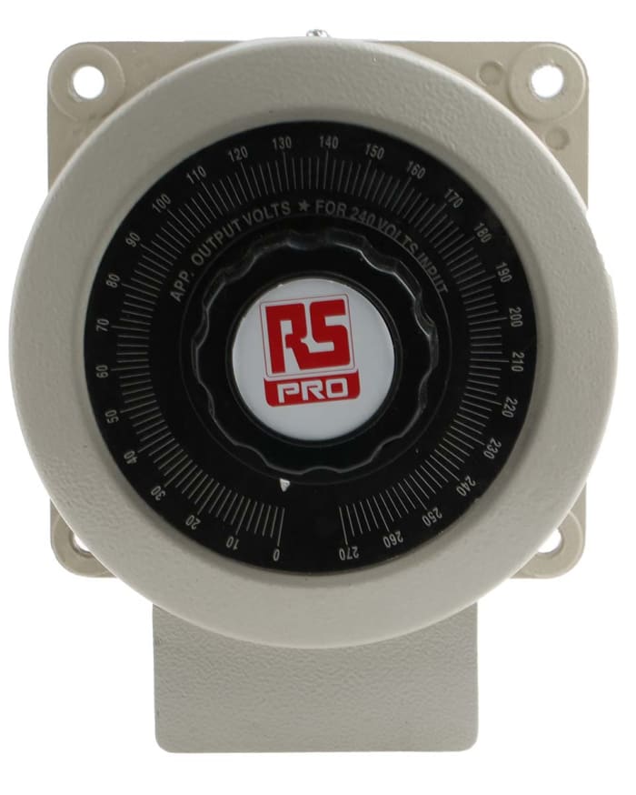 RS PRO | RS PRO 1 Phase 2.4kVA Variac, 1 Output, 240V, 10A | 890-2819 ...