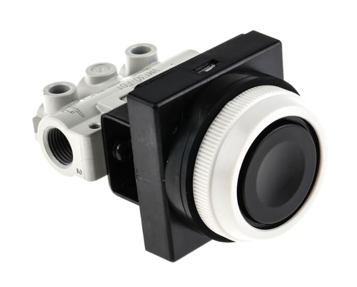 VM130-F01-33A SMC | Válvula neumática de mando manual SMC, Control mediante Pulsador (enrasado ...