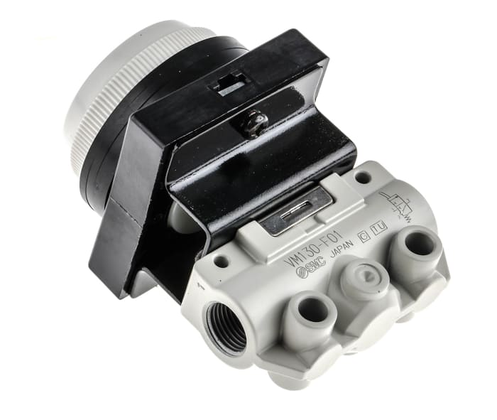 VM130-F01-33A SMC | SMC Push Button (Flush) Pneumatic Relay Pneumatic Manual Control Valve VM100 ...