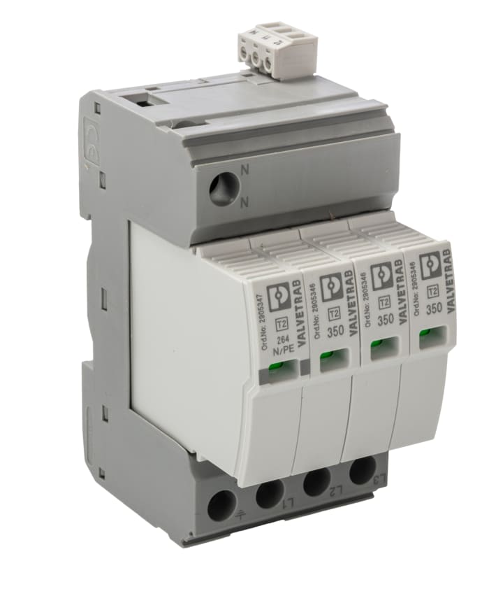 2905340 Phoenix Contact | Phoenix Contact 3 Phase Surge Protector, 50 ...