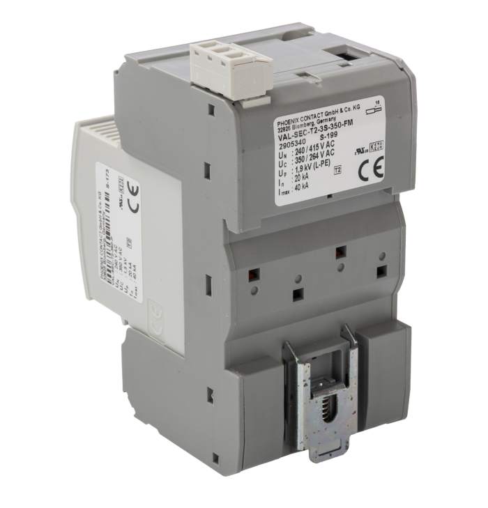 2905340 Phoenix Contact | Phoenix Contact 3 Phase Surge Protector, 50kA ...