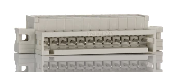 734-312/019-000 WAGO | WAGO, 3.5mm Pitch, 12 Way, , Pluggable Terminal ...