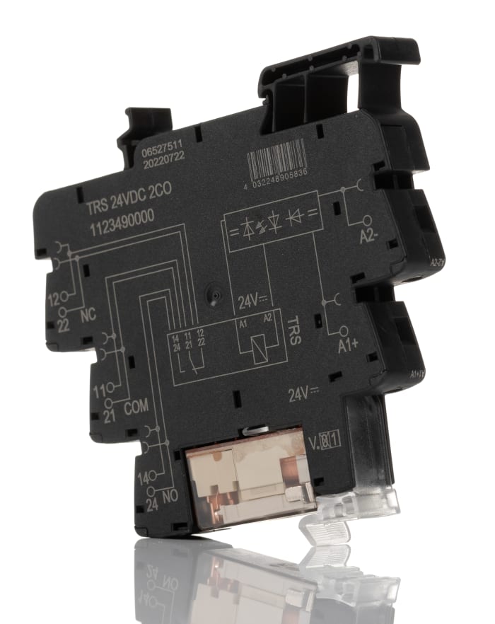1123490000 Weidmüller | Weidmuller TRS Series Interface Relay, DIN Rail ...