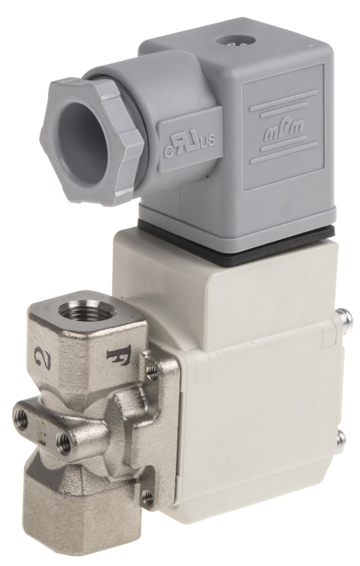 VX212HGKXB SMC | Electroválvula neumática SMC, Serie VX21, Rosca G 1/8 ...