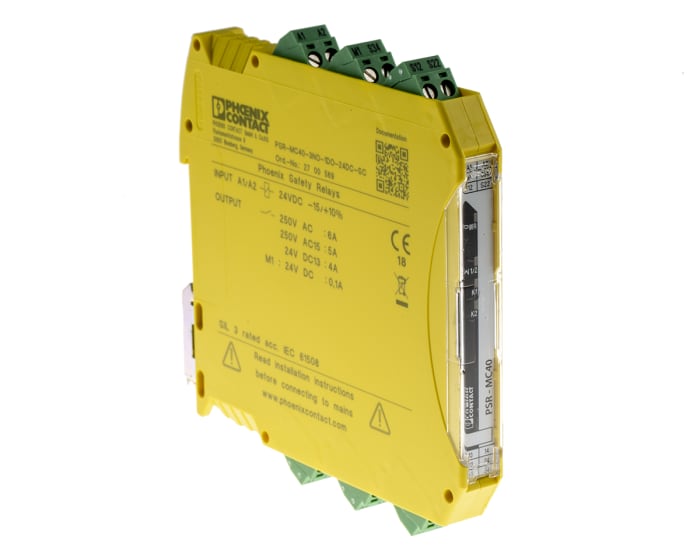 2700569 Phoenix Contact | Phoenix Contact Dual-Channel Emergency Stop ...