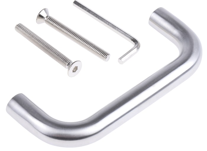 RS PRO | RS PRO Natural Stainless Steel Handle 19mm Width, 150mm Length ...