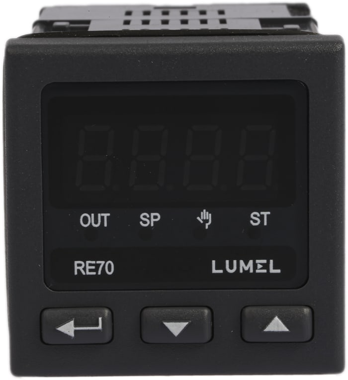 RE70 00E0 Lumel | Lumel RE70 Panel Mount PID Temperature Controller, 48 x 48mm 1 Input, 1 Output ...