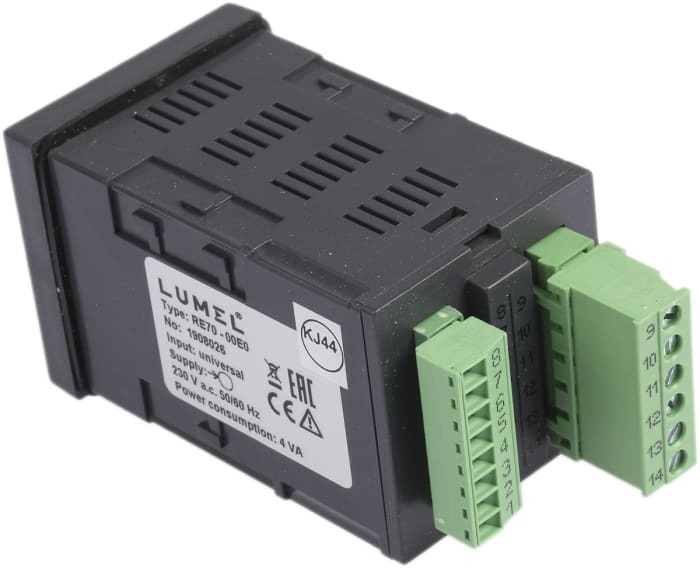 RE70 00E0 Lumel | Lumel RE70 Panel Mount PID Temperature Controller, 48 x 48mm 1 Input, 1 Output ...