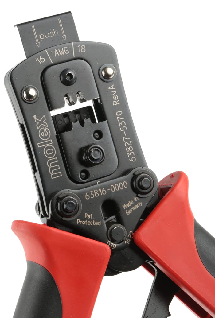 63827-5300 Molex | Molex 207129 Hand Ratcheting Crimp Tool for Ultra ...