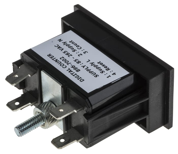 RS PRO | RS PRO Impulse Counter, 6 Digit LCD, 10Hz, 85 → 265 V ac | 896 ...