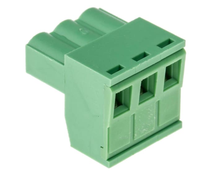 RS PRO | RS PRO, 5.08mm Pitch, 3 Way, Right Angle, Pluggable Terminal ...