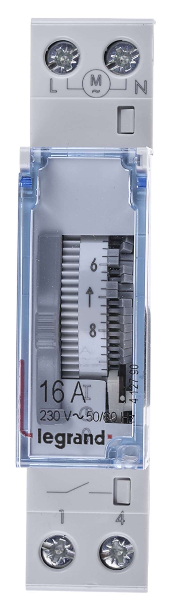 4 127 90 Legrand | Legrand Analogue DIN Rail Time Switch 230 V ac, 1 ...