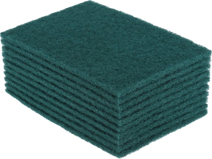 RS PRO | RS PRO Green Scourer 228mm x 152mm x 7mm, for Industrial ...