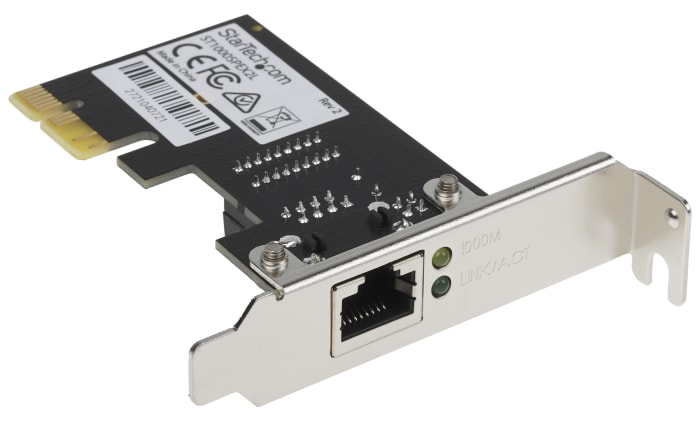 ST1000SPEX2L StarTech.com | StarTech.com 1 Port PCIe RJ45 Network Card ...