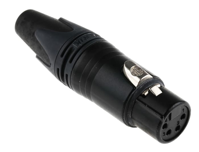 NC4FXX-B Neutrik | Neutrik Cable XLR Connector, Straight, 50 V Female ...