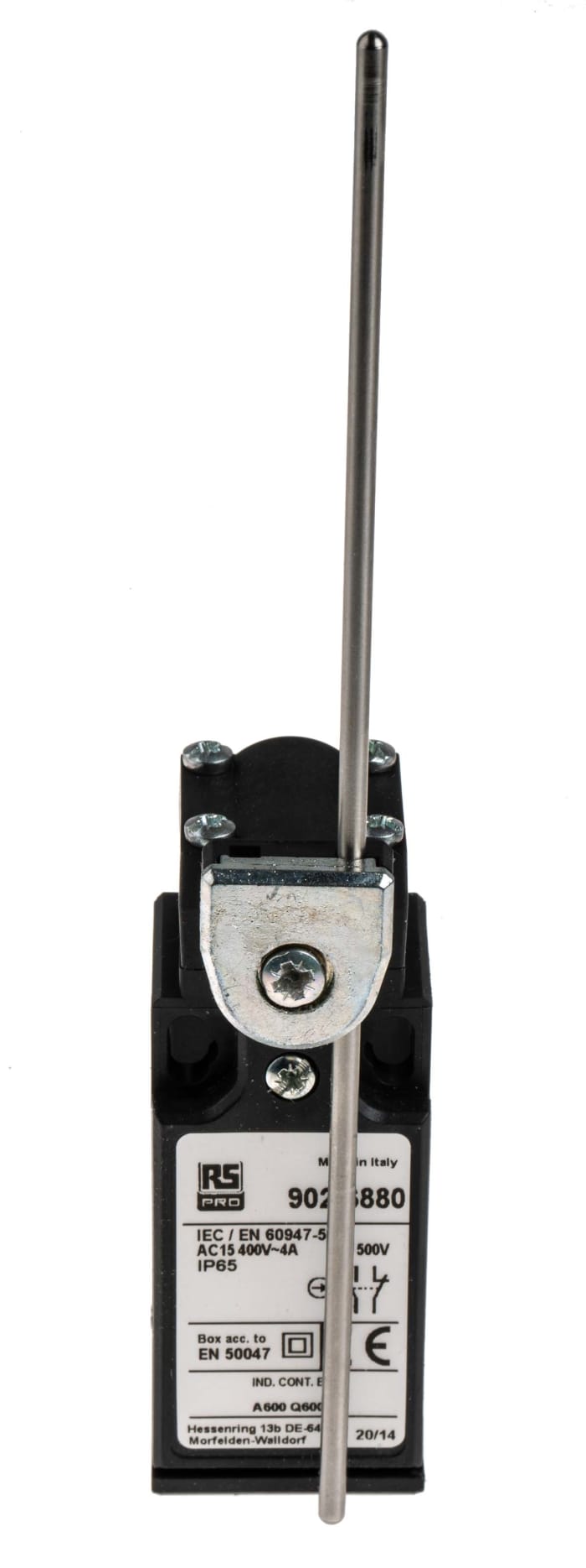 RS PRO | RS PRO Rod Limit Switch, NO/NC, IP65, DPST, Thermoplastic ...