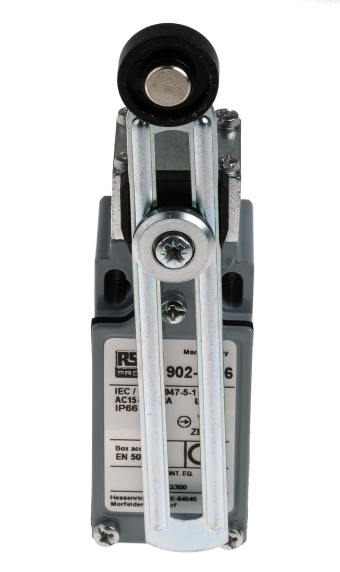 RS PRO | RS PRO Adjustable Roller Lever Limit Switch, NO/NC, IP66, DPST ...