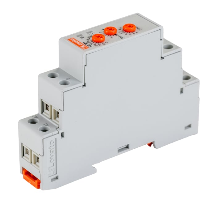 TMM1 Lovato | Lovato DIN Rail Mount Timer Relay, 12 → 240V ac/dc, 2 ...