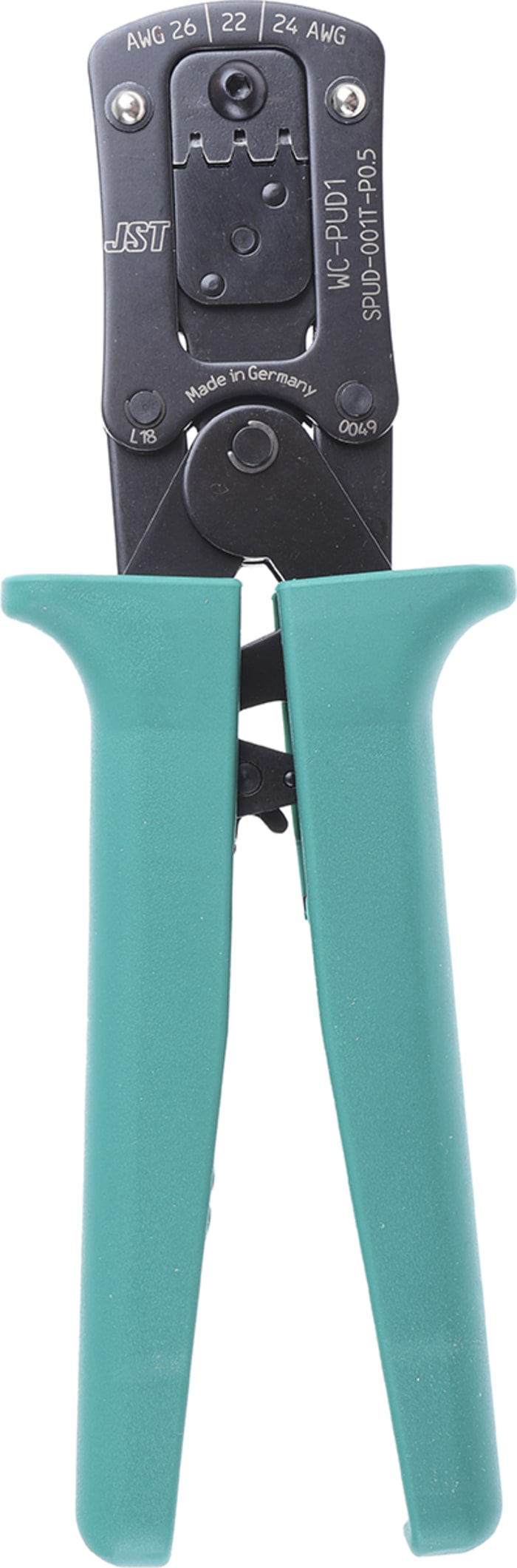 WC-PUD1 JST | JST WC Hand Ratcheting Crimp Tool for SPUD Contacts | 906-0272 | RS