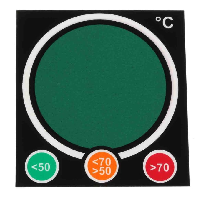 RS PRO | RS PRO Temperature Label Indicator, 50°C to 70°C, 3 Levels ...
