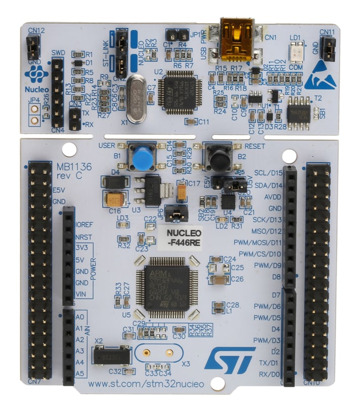 NUCLEO-F446RE STMicroelectronics | STMicroelectronics STM32 Nucleo-64 ... NUCLEO-F446RE STMicroelectronics | STMicroelectronics STM32 Nucleo-64 ...