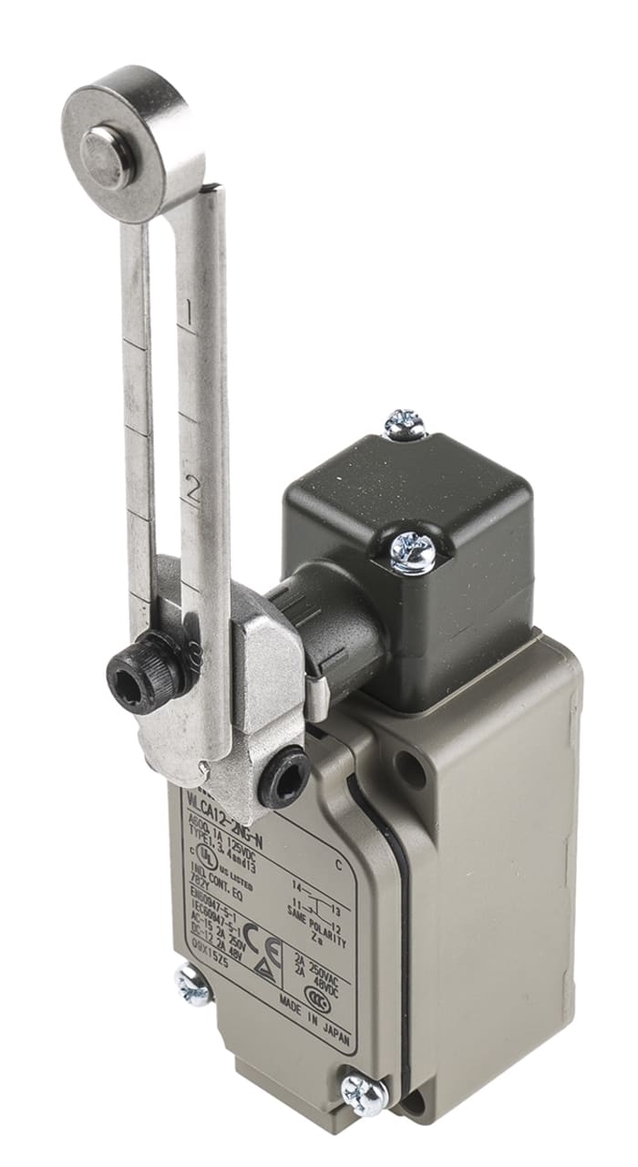 WLCA12-2NG-N Omron | Final de carrera con Palanca de Rodillo Omron WL ...