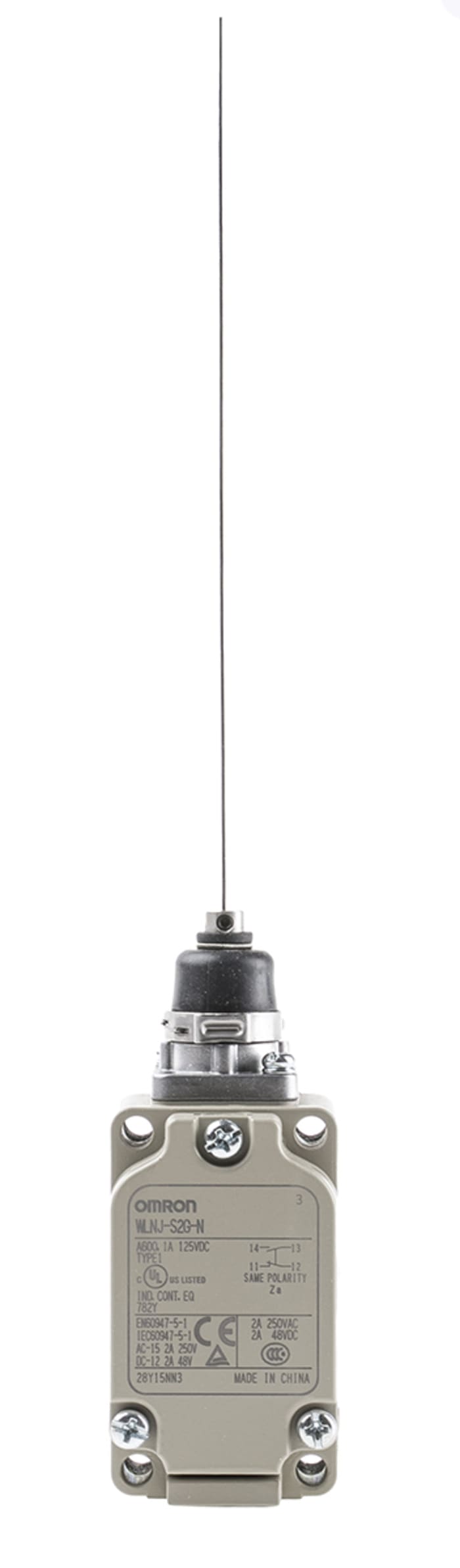 WLNJ-S2G-N Omron | Omron WL Series Coil Spring Limit Switch, NO/NC ...