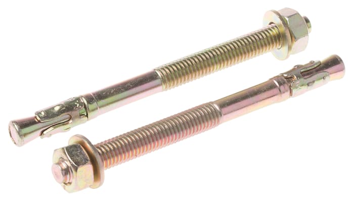 RS PRO | RS PRO Carbon Steel Anchor Bolt M8 x 100 mm 8 mm | 908-6959 | RS