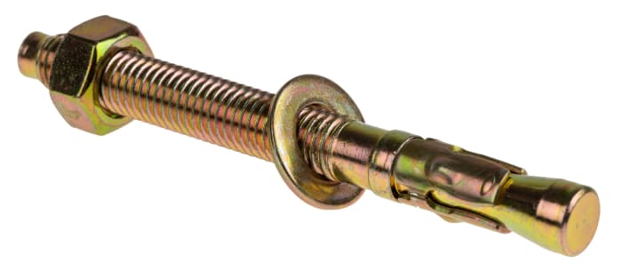 RS PRO | RS PRO Carbon Steel Anchor Bolt M12 x 120 mm 12 mm | 908-6980 | RS