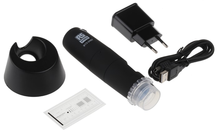 RS PRO | RS PRO USB Wifi Microscope, 1280 x 1024 pixels, 5 → 200X ...