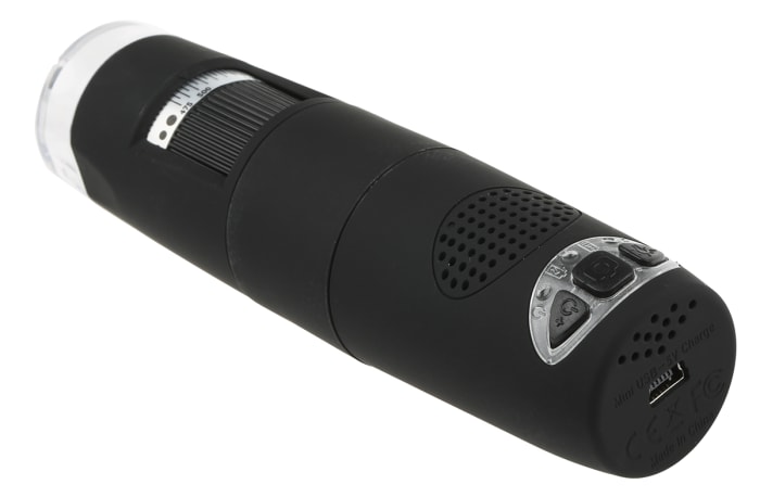 RS PRO | RS PRO USB Wifi Microscope, 1280 x 1024 pixels, 500 → 600X ...