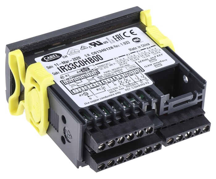 IR33C0HB00 Carel | Controlador de temperatura PID Carel serie IR33, 76. ...