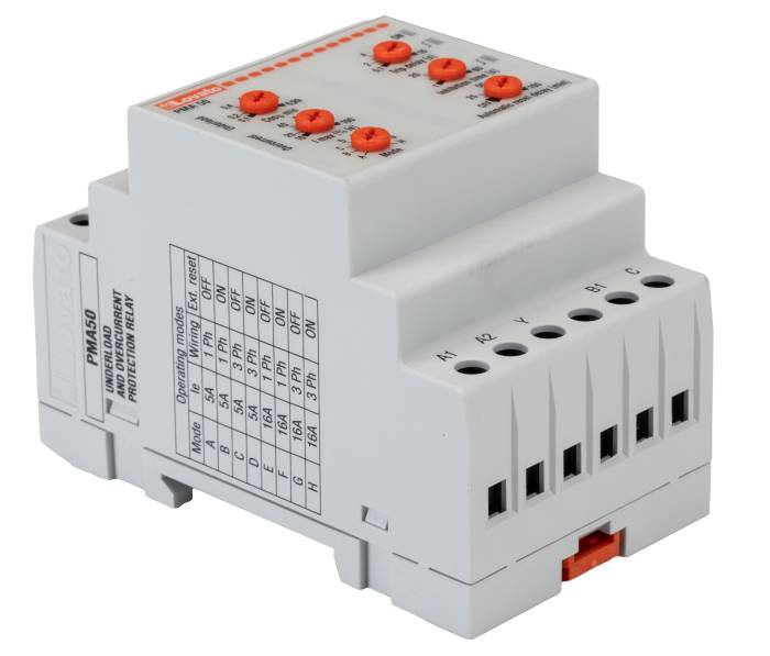 PMA50A480 Lovato | Lovato Current Monitoring Relay, 1, 3 Phase, SPDT ...