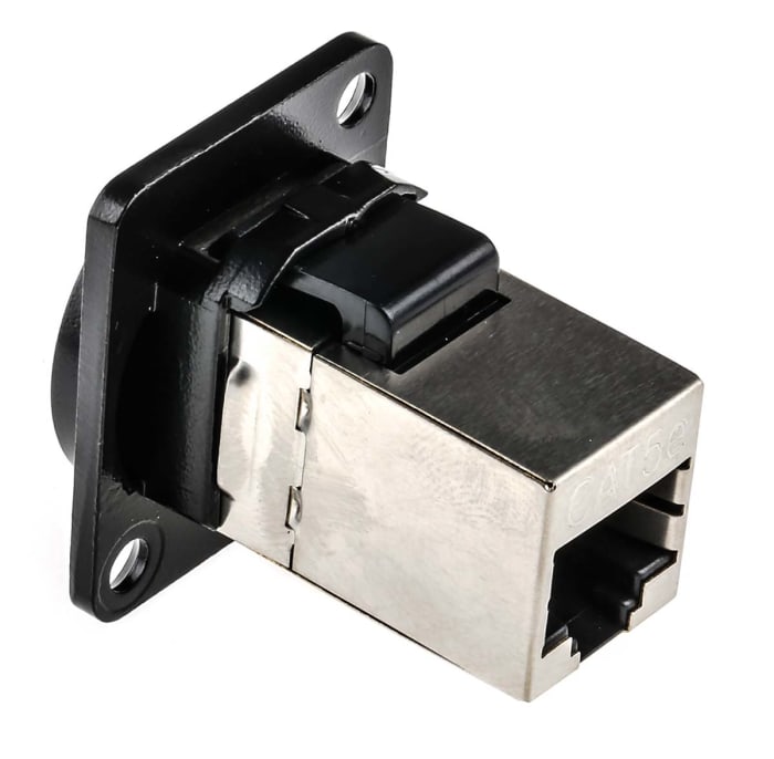 RS PRO | RS PRO 2-Port RJ45 Feedthrough Connector, Cat5e, FTP | 916 ...